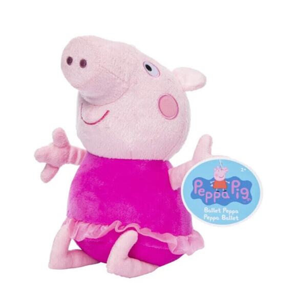 Hasbro | Toys | Peppa Pig Ballet Plush Stuffed Animal Ballerina Tutu ...